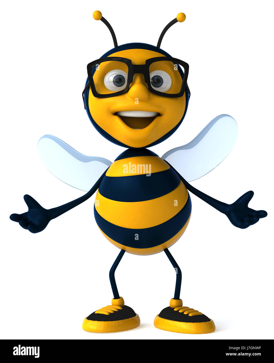 animal illustration wasp character cartoon honey insect bee isolated ...