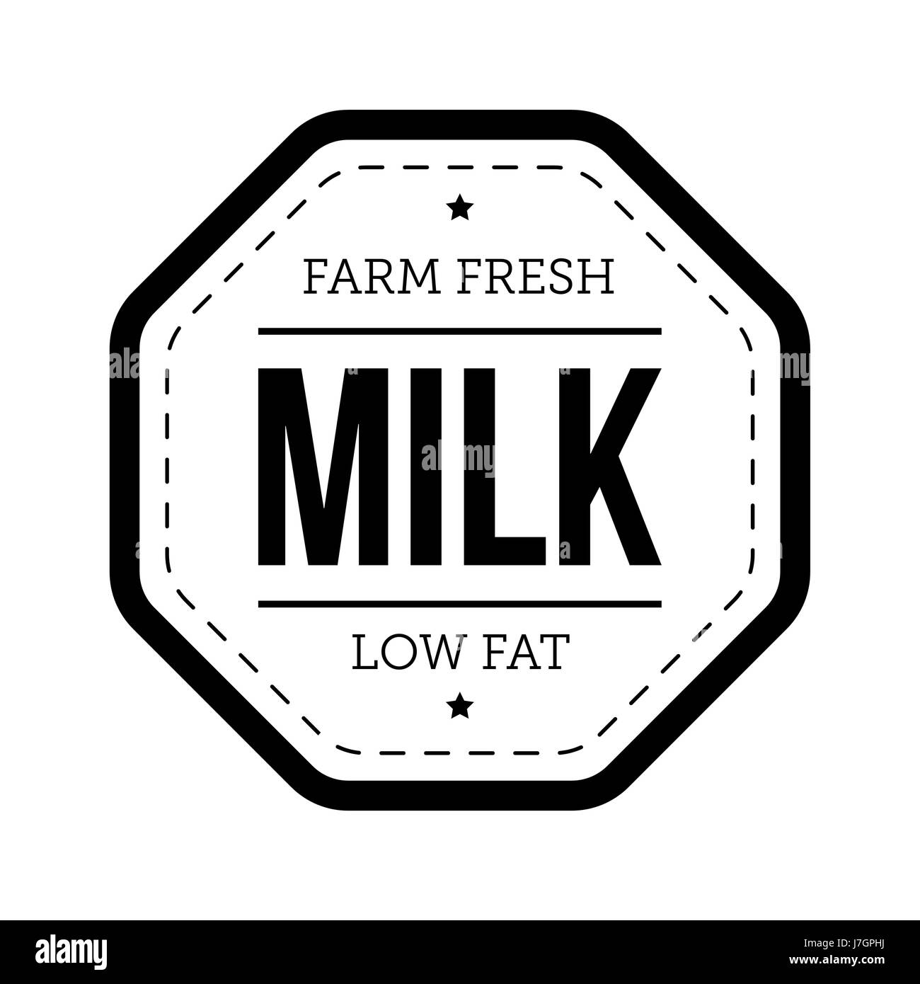 Vintage milk sign Black and White Stock Photos & Images - Alamy