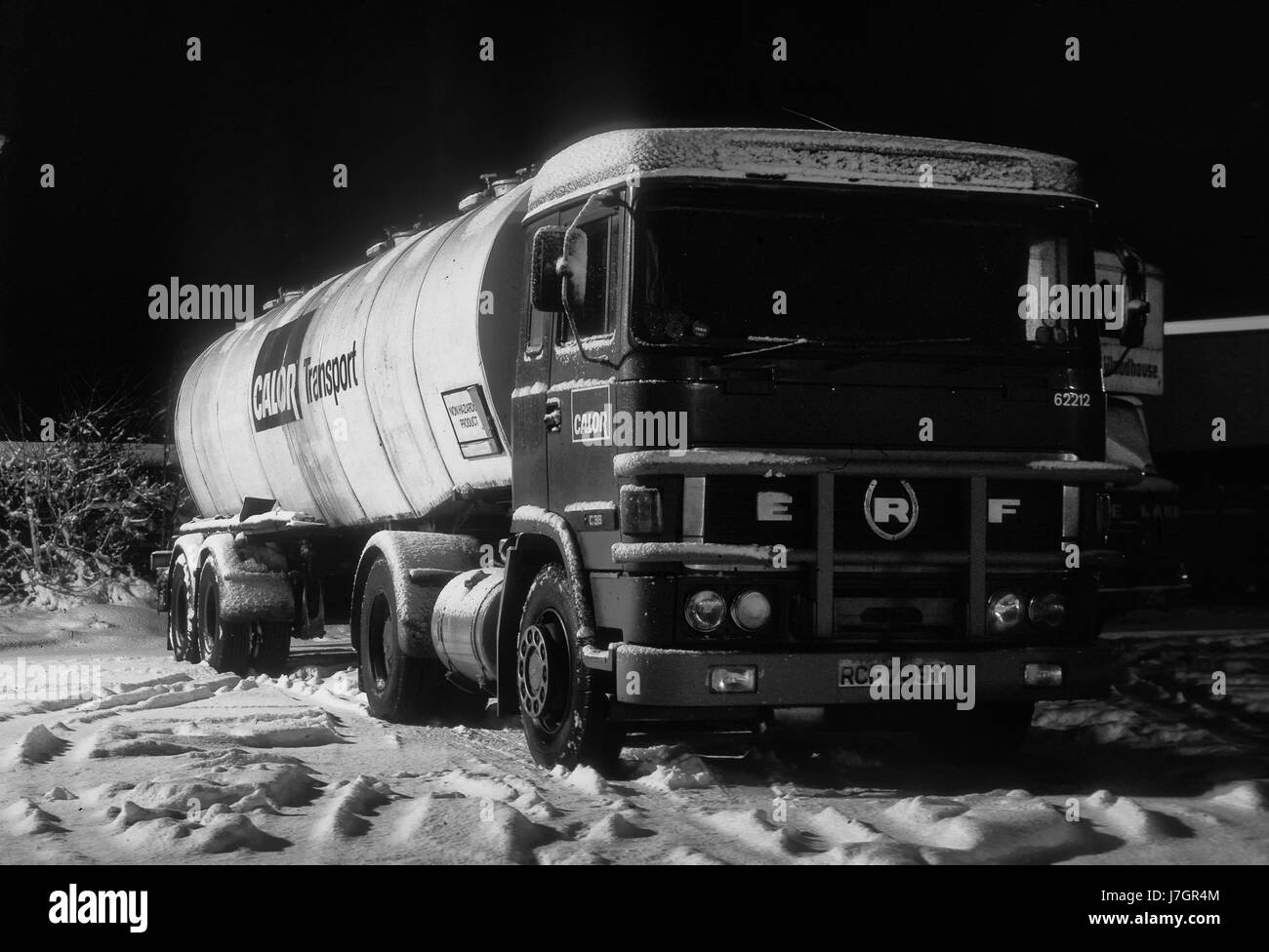 Calor truck Black and White Stock Photos & Images - Alamy