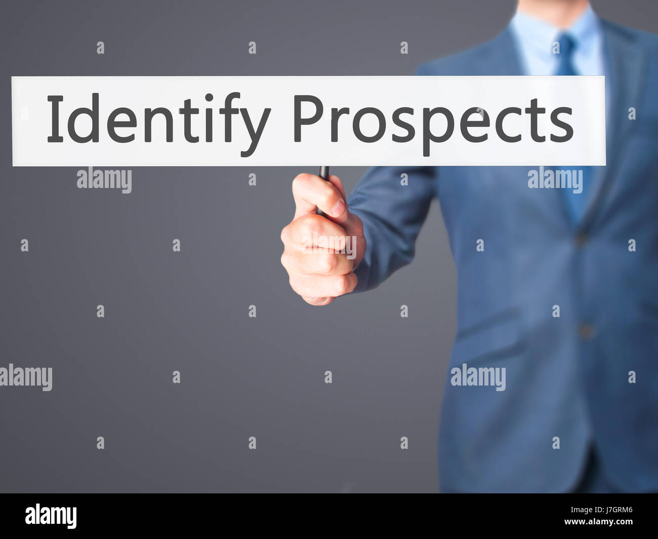 Identify prospects businessman hand hi-res stock photography and images ...