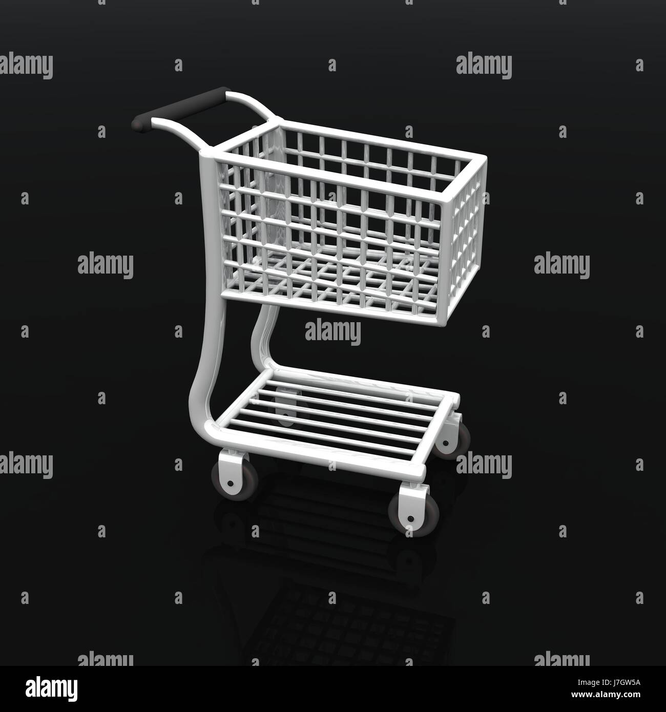 optional shopping trolley cart shopping basket basket of goods ...