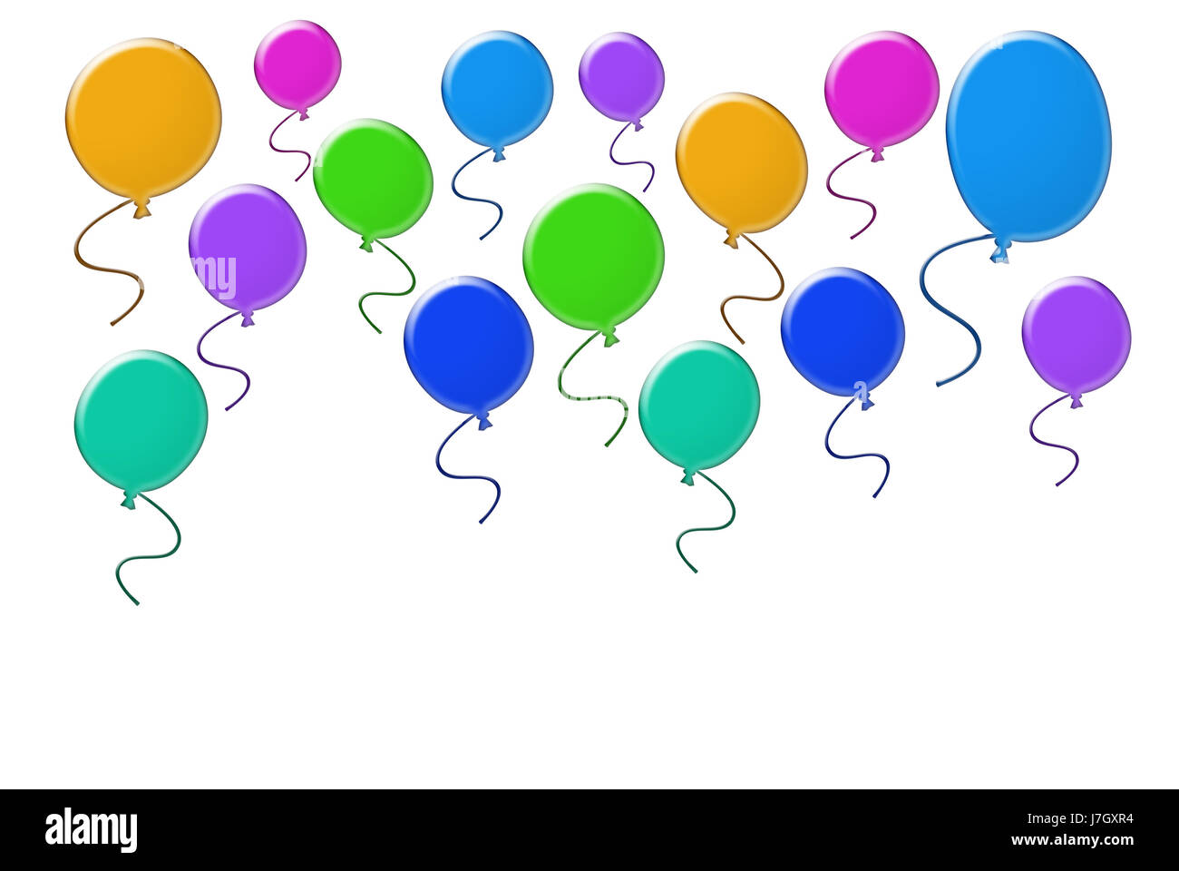 coloured colourful gorgeous multifarious richly coloured balloon ballon ...