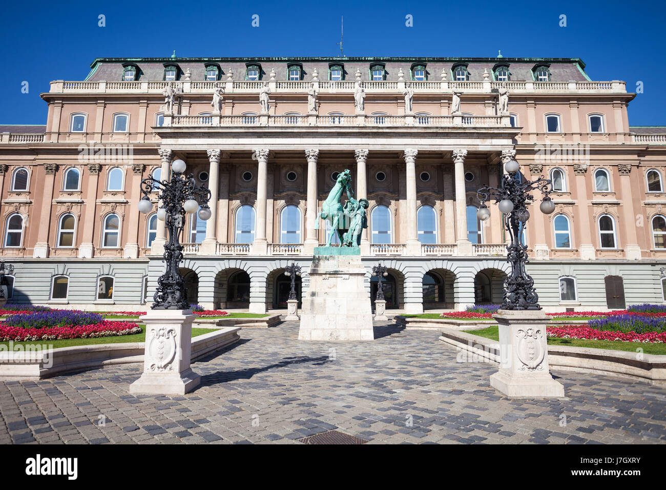 Buda Castle building, Budapest Hungary Stock Photo - Alamy