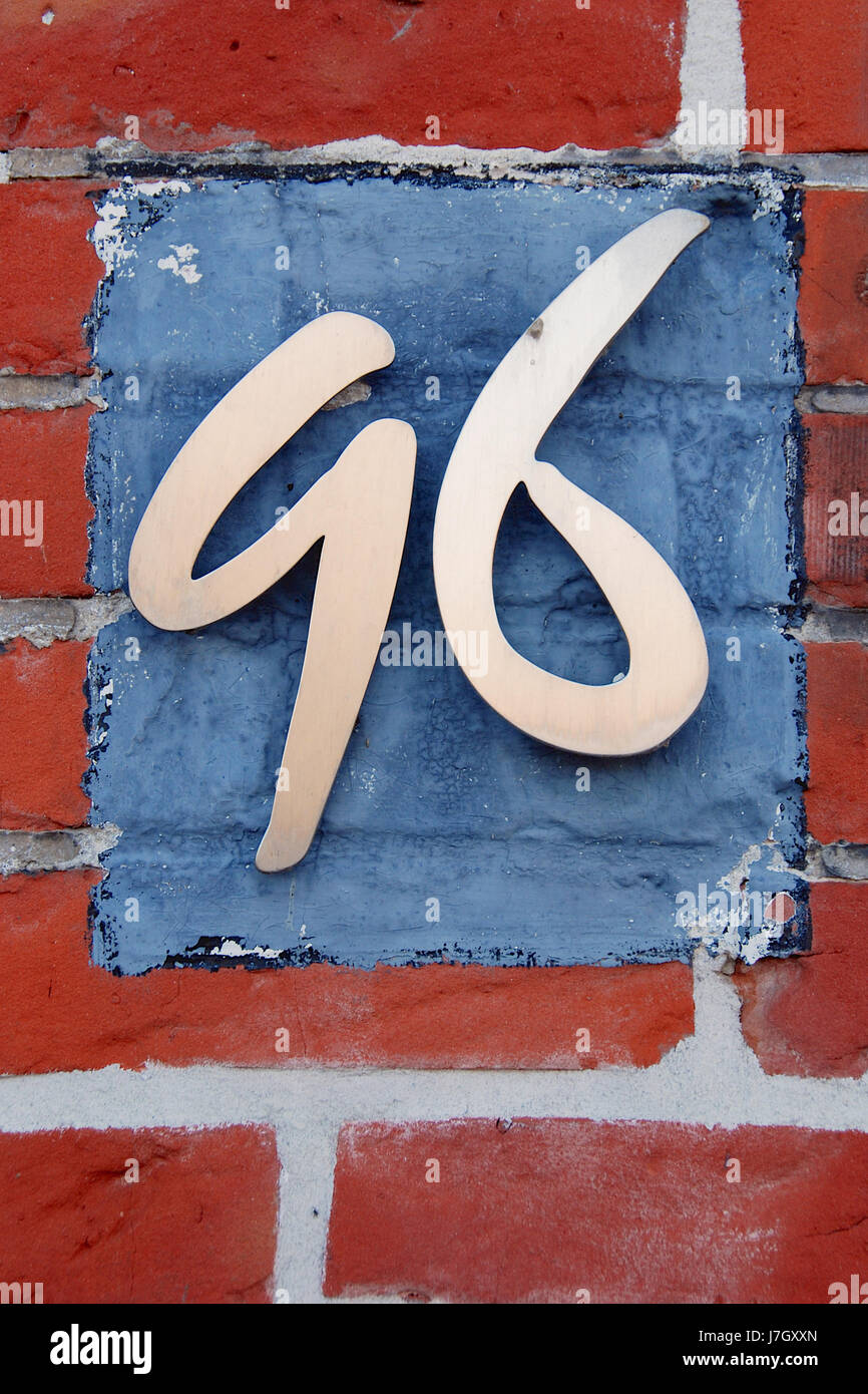 Number ninety six hi-res stock photography and images - Alamy
