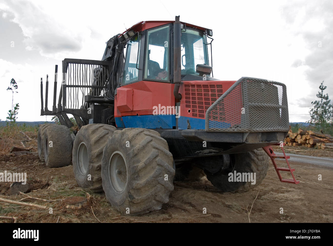 tree trees machinery wheels timber mill cabin deforestation logging ...
