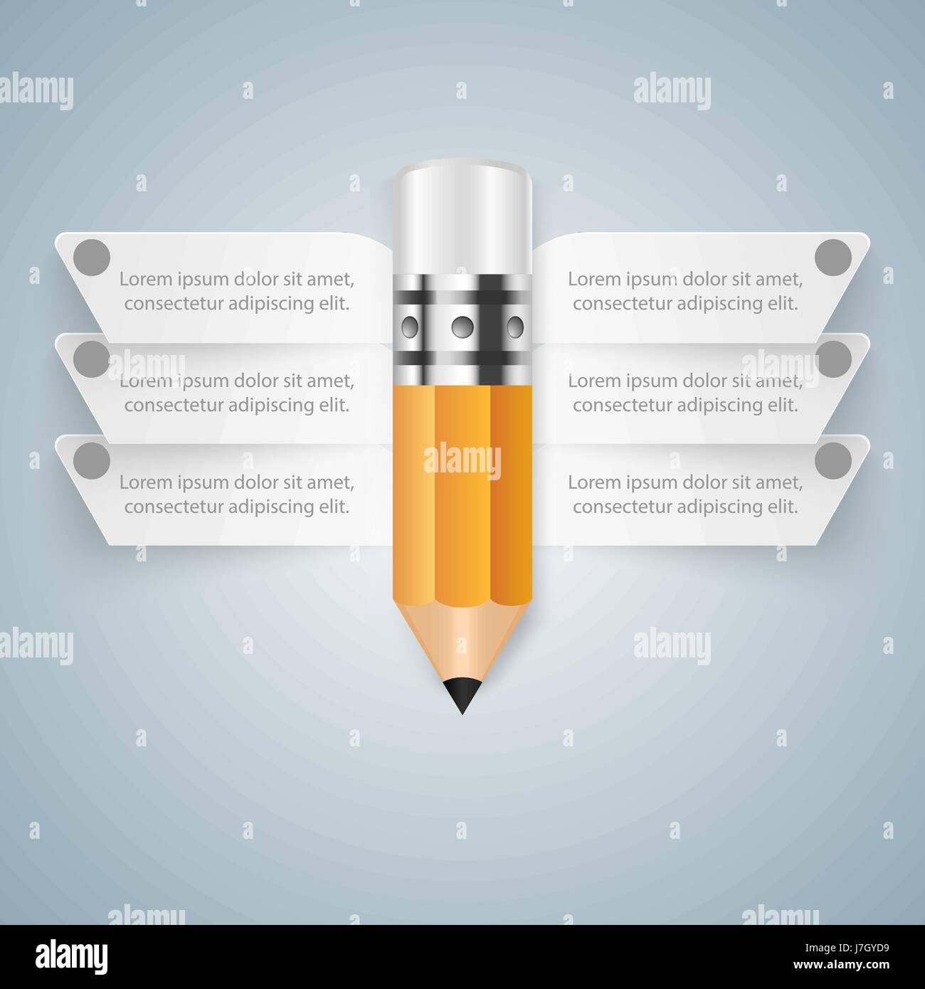 Business Infographics. Pencil icon Stock Vector Image & Art - Alamy