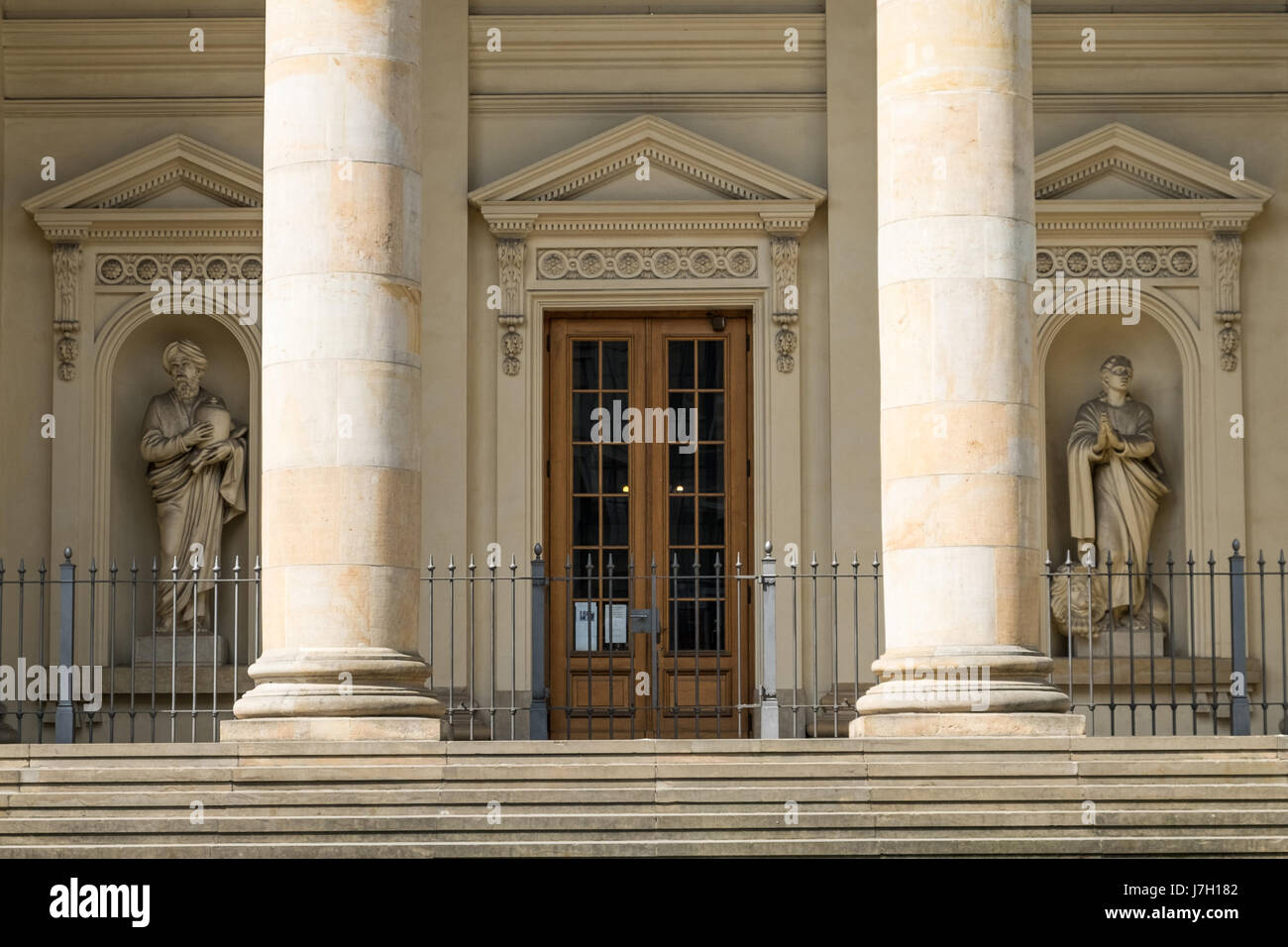 Berlin, Germany - may 23, 2017: The entrance door of the historic ...