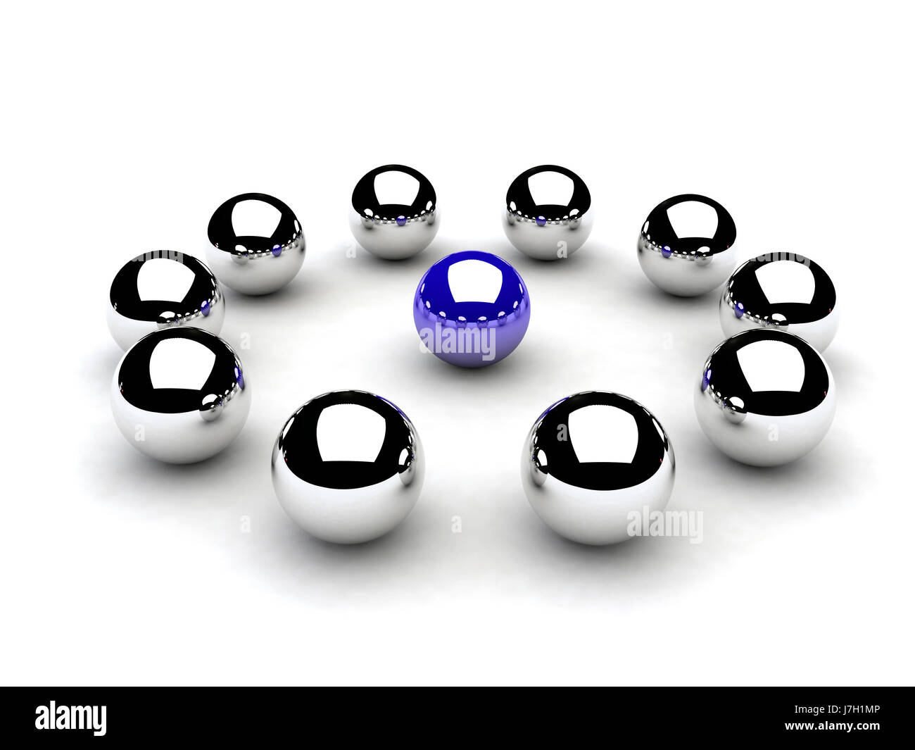 Chrome balls Cut Out Stock Images & Pictures - Alamy