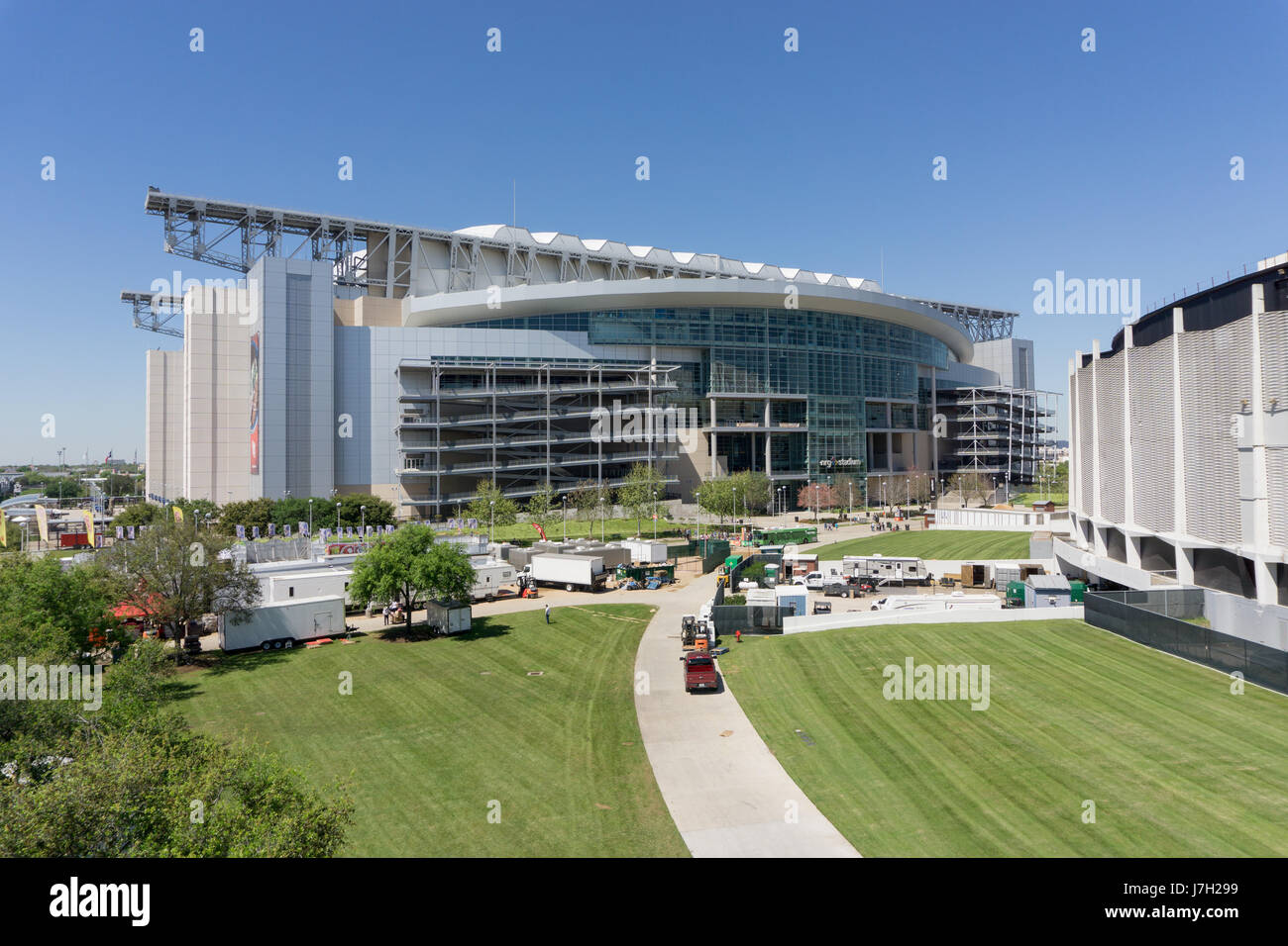 NRG stadium from above Stock Photo - Alamy