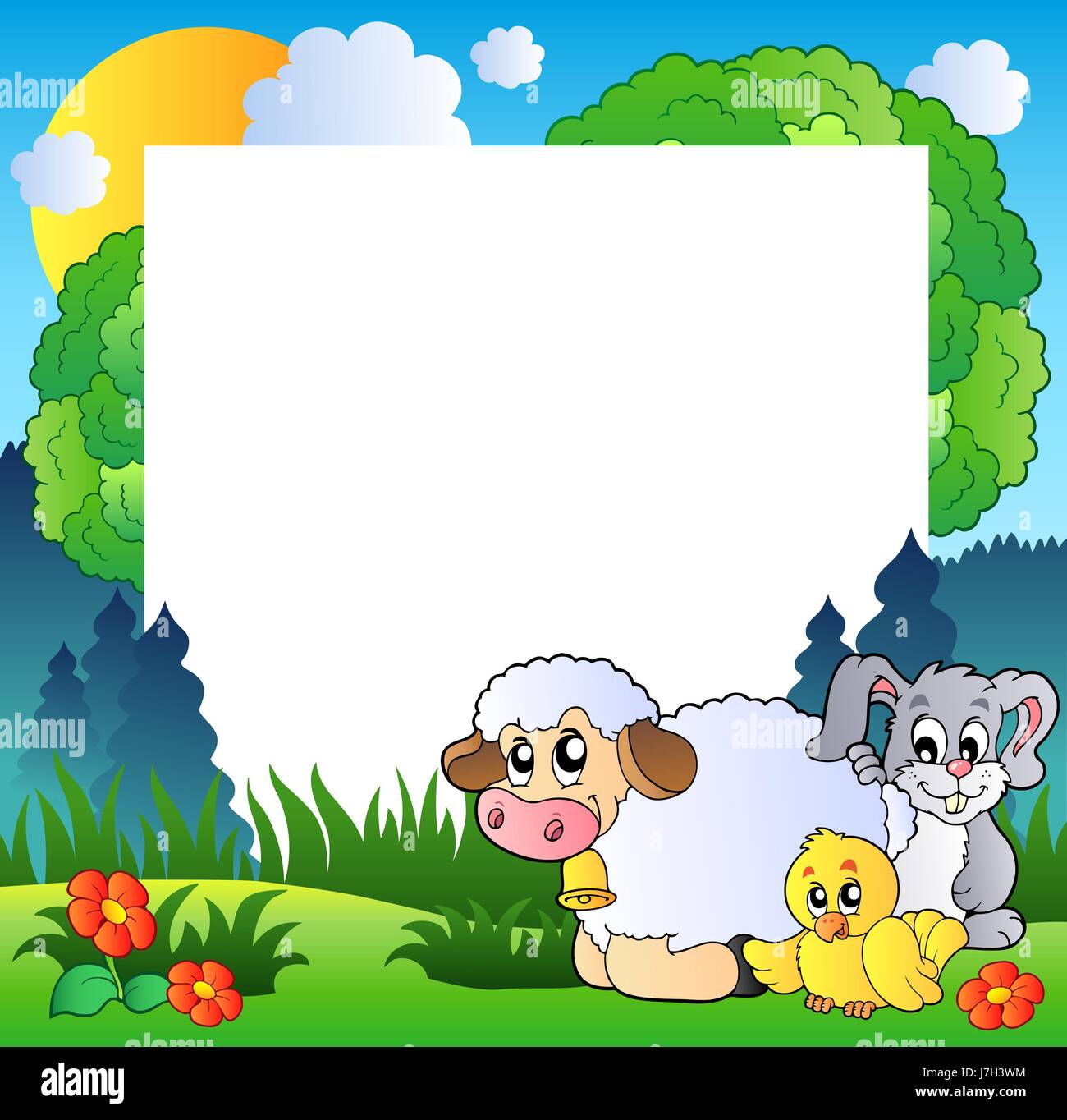 composition animal mammal rodent sheep rabbit bunny bunnies frame ...