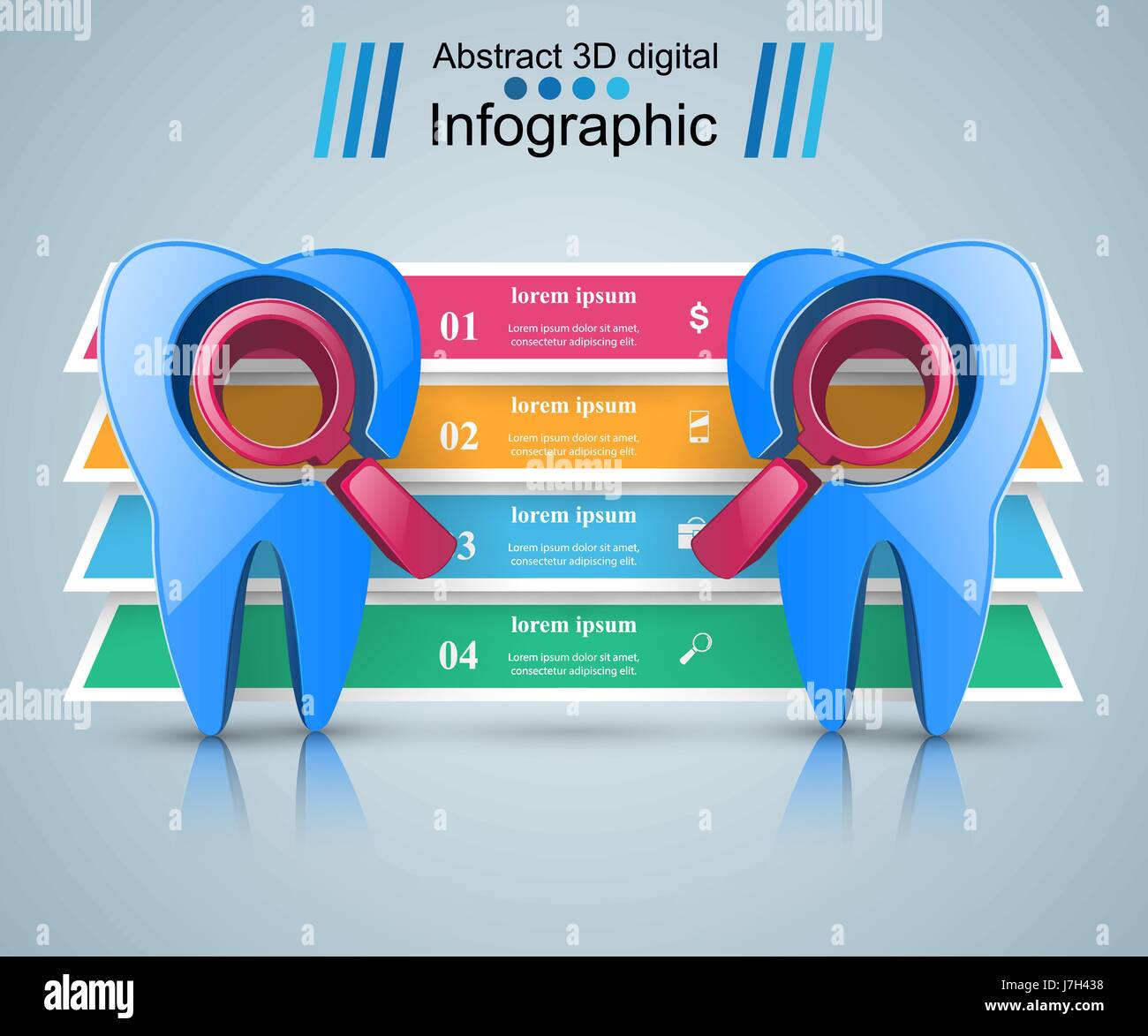 Business Infographics. Tooth icon Stock Vector Image & Art - Alamy