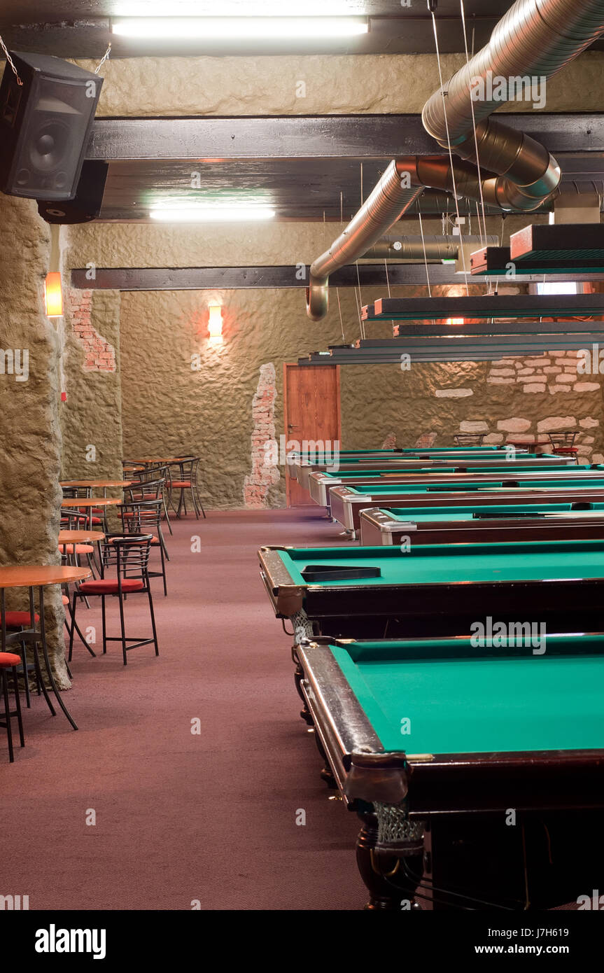 game tournament play playing plays played interior billiard billiards ...