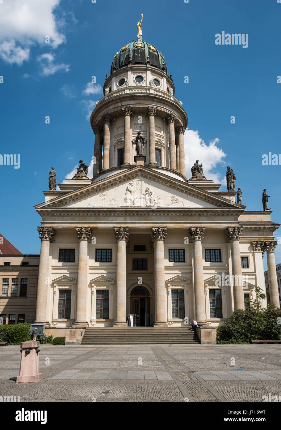 Berlin, Germany - may 23, 2017: The historic facade of the French Dome ...