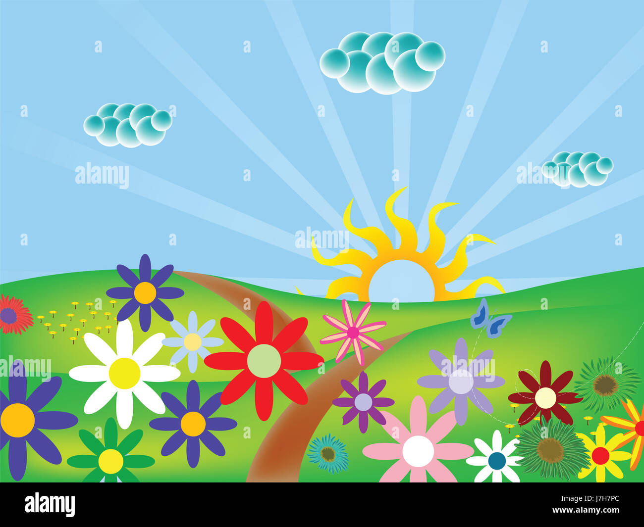 leaf art model design project concept plan draft garden graphic bloom ...