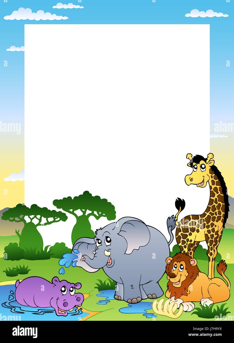 African Animal Border