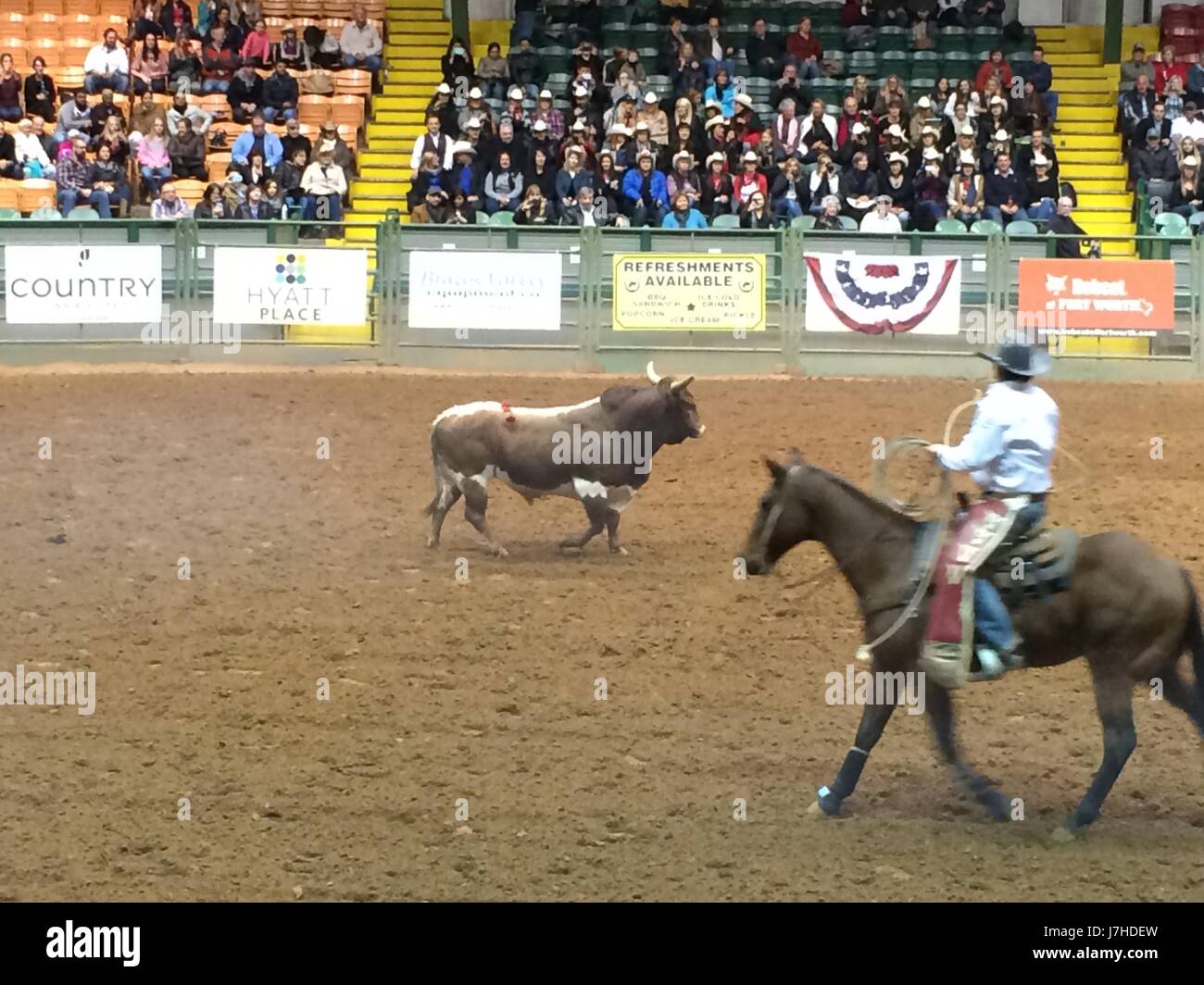 Fort Worth Texas Stock Yards Rodeo Stock Photo - Alamy
