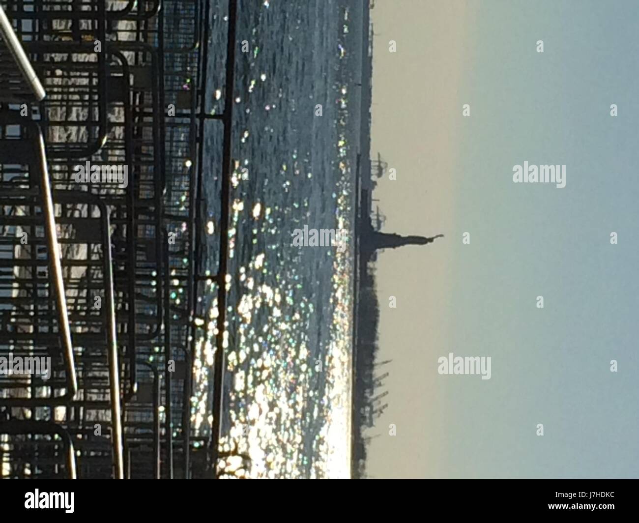 Statue of liberty from battery park hi-res stock photography and images ...