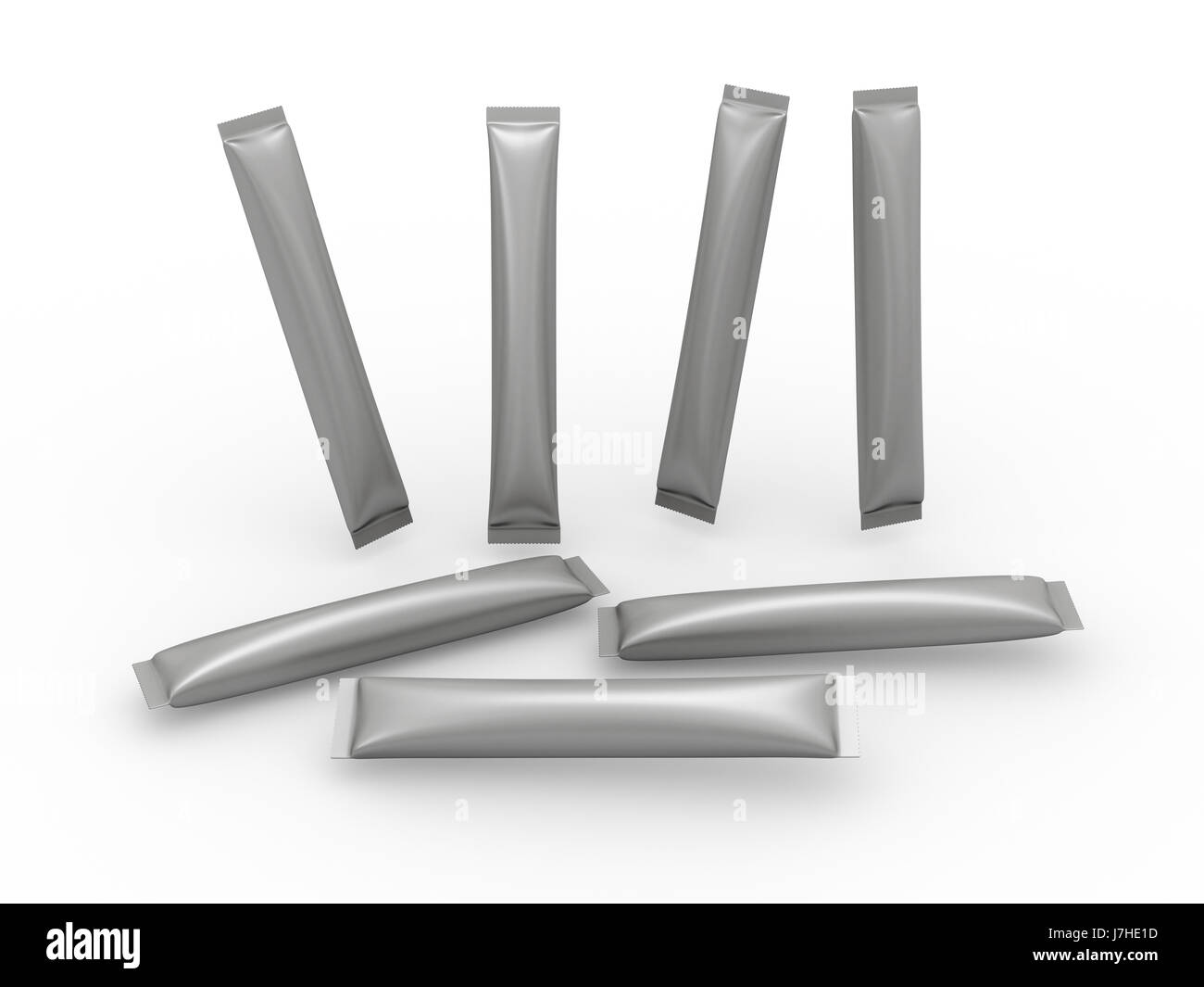 foil paper sachet bag for powder ingredient like coffee, sugar or salt ...