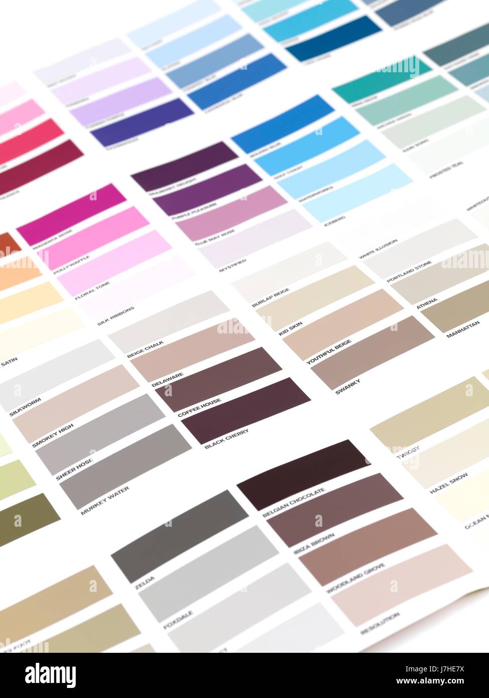 blue chart colour closeup graphic industry interior rainbow print paint ...