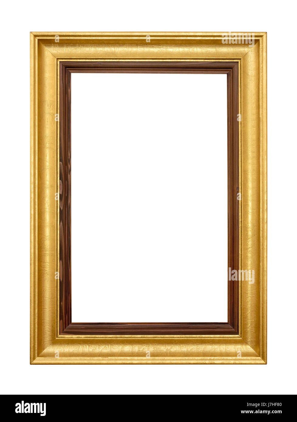 Golden wood frame hi-res stock photography and images - Alamy