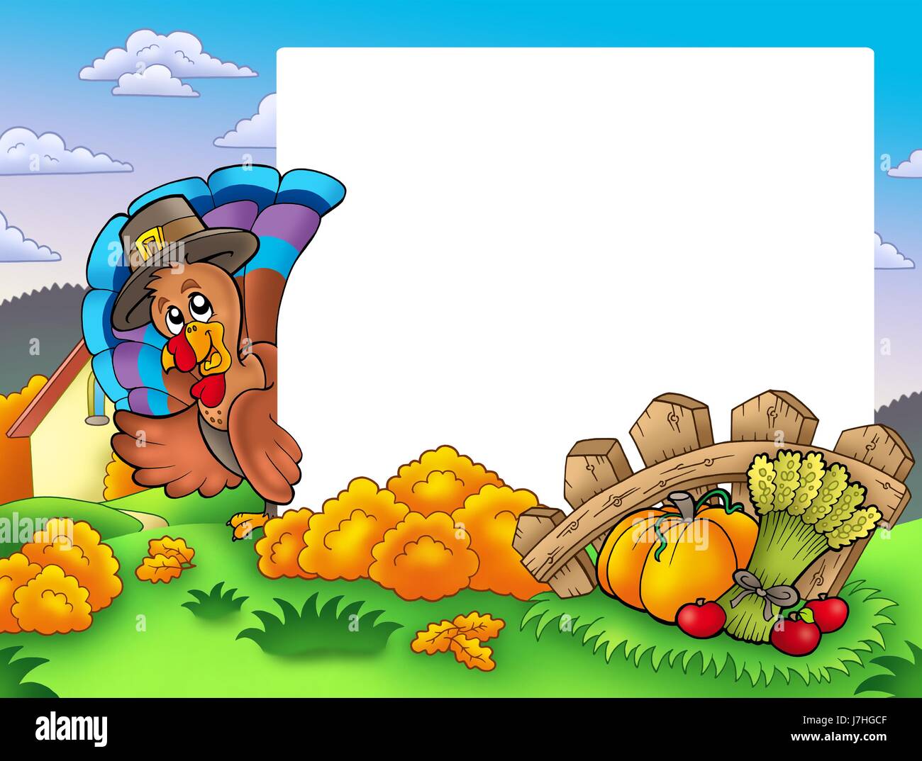 Turkey bird drawing hi-res stock photography and images - Alamy