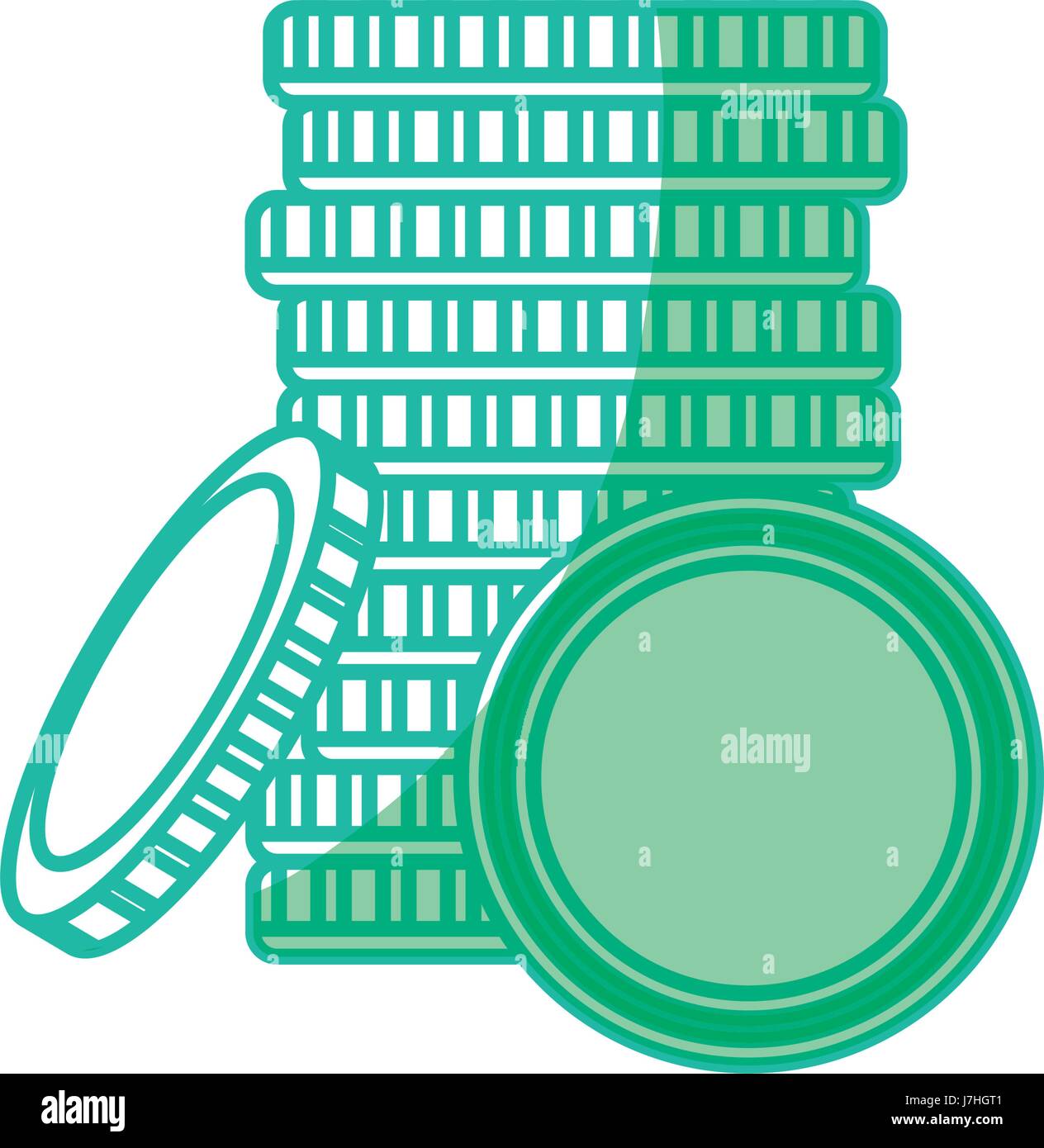 silhouette coins money save Stock Vector Image & Art - Alamy