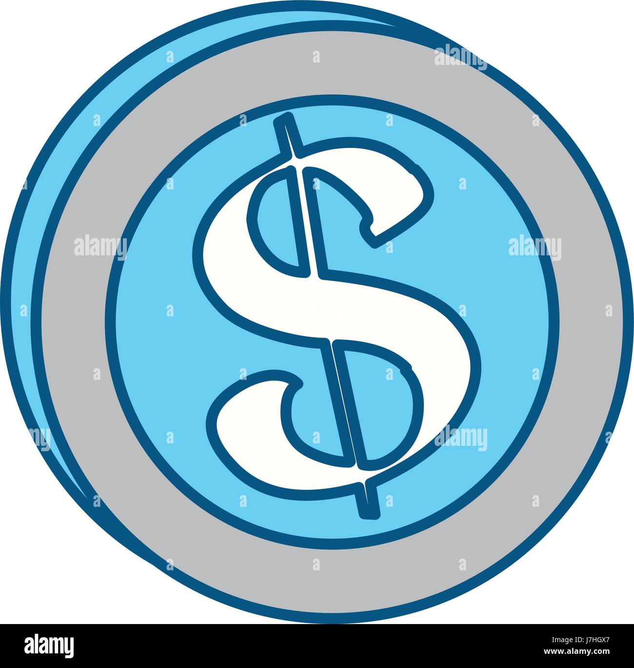 blue coins money save Stock Vector Image & Art - Alamy