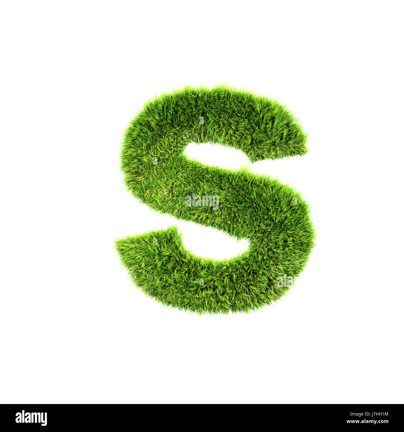 Natural grass letter lowercase hi-res stock photography and images - Alamy