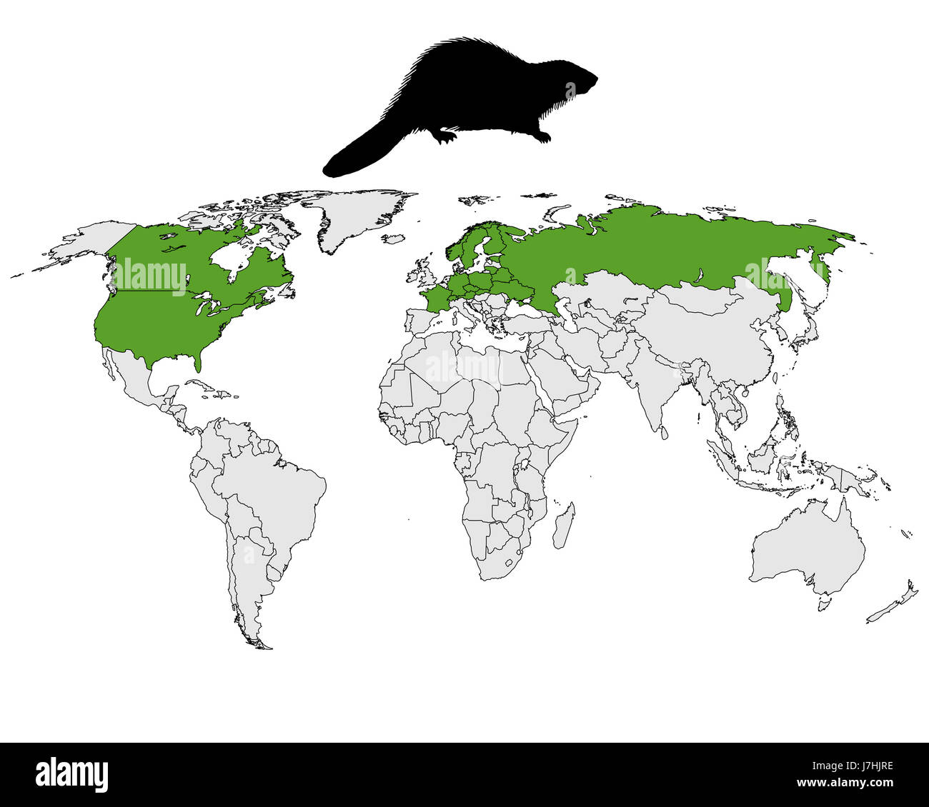 Castor map hi-res stock photography and images - Alamy
