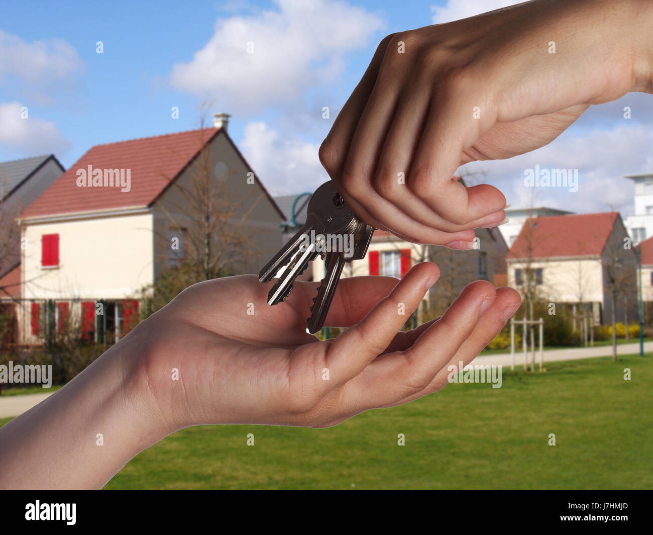 house building hand isolated human human being key cabinet housing ...