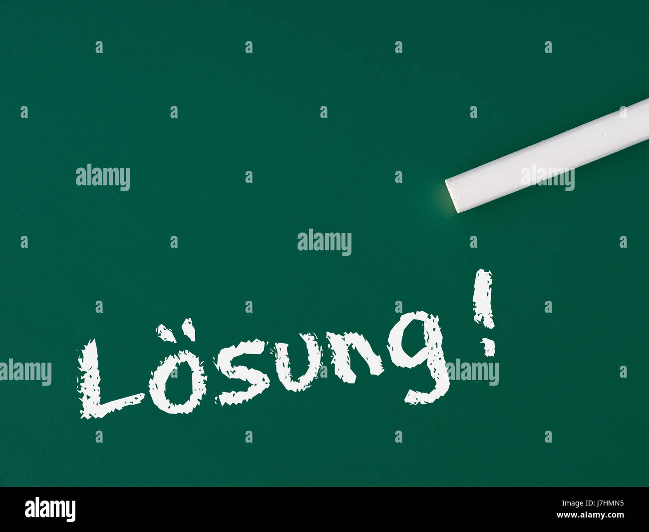 solution - chalkboard Stock Photo - Alamy