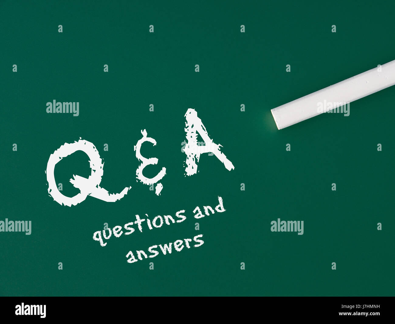 q & amp a - questions and answers Stock Photo - Alamy