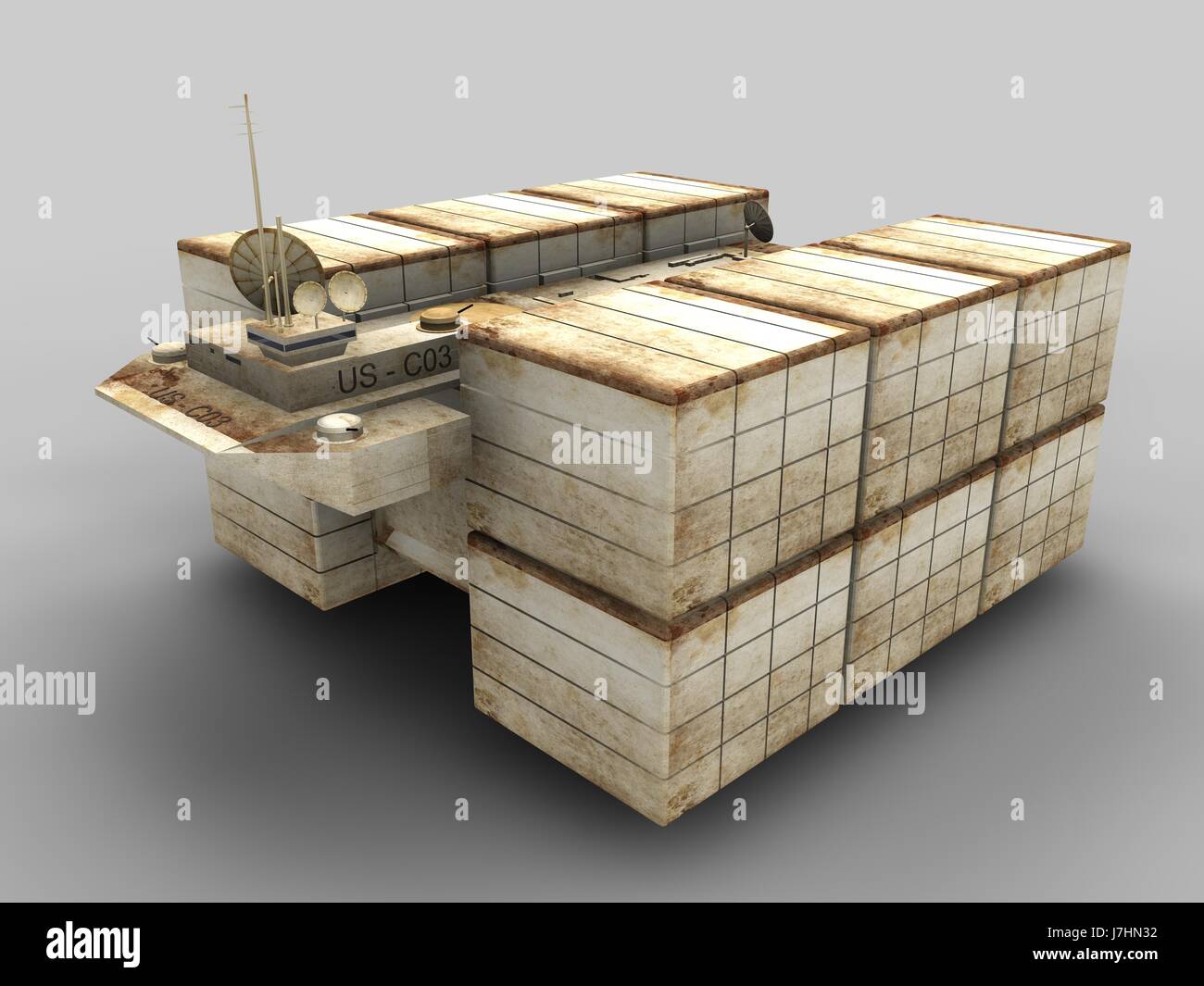 travel model design project concept plan draft space ship cargo sailing ...