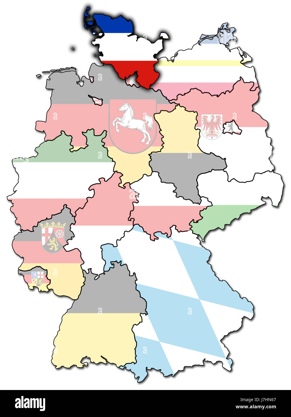 colour vintage germany german federal republic flag rust land state ...