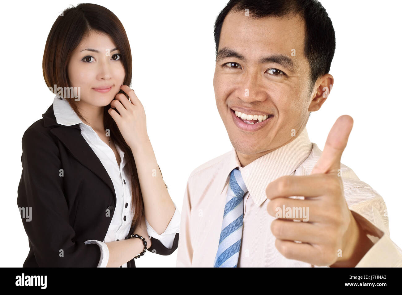 office asia portrait chinese teamwork asian group team woman gesture ...