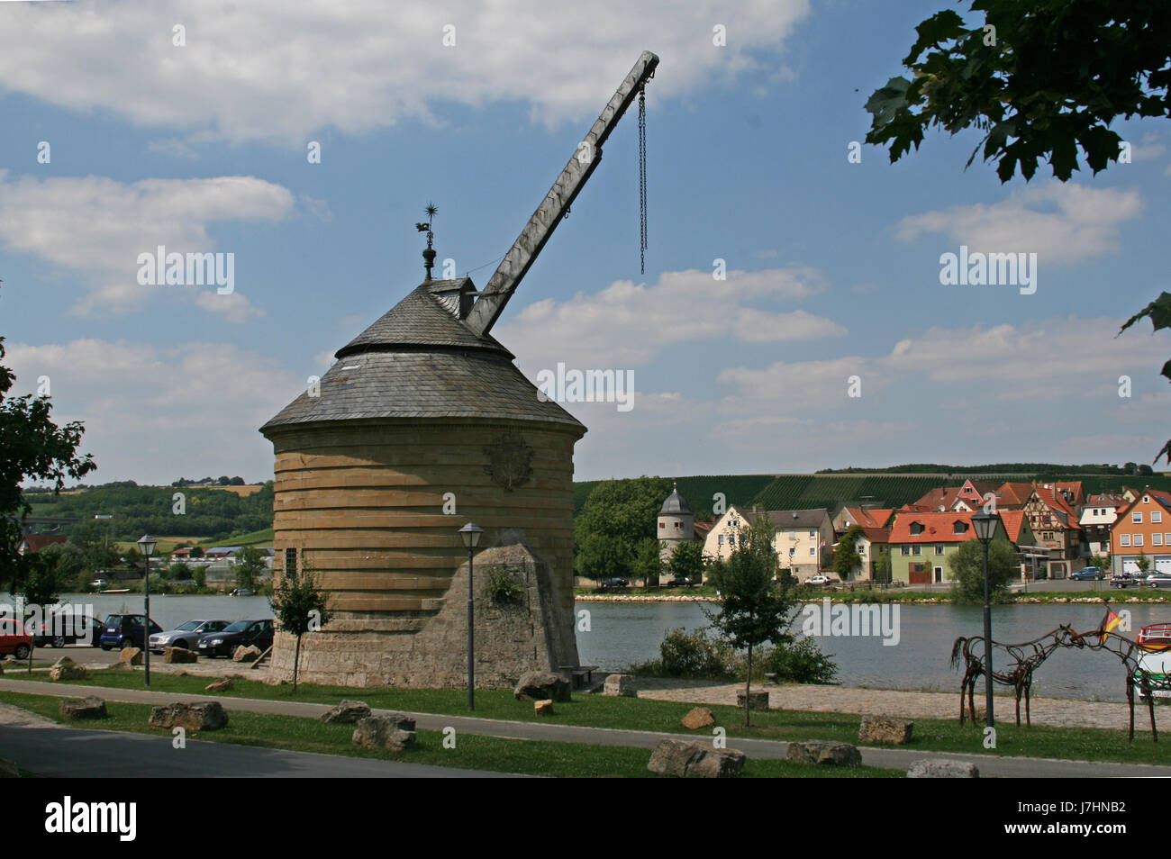 harbor harbours small town german federal republic germany main alter ...