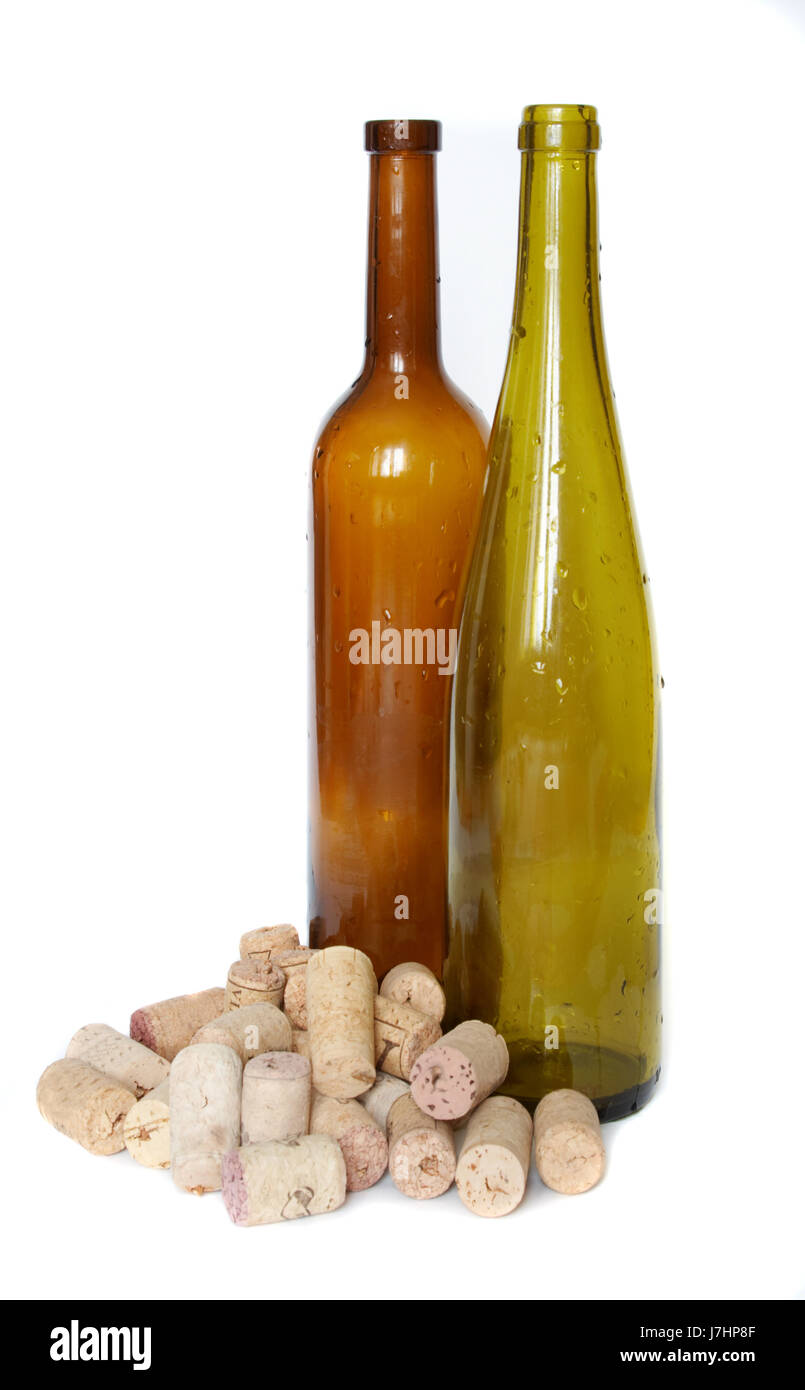 alcohol bottle bottles cork vine grape vine grape-vine macro close-up ...