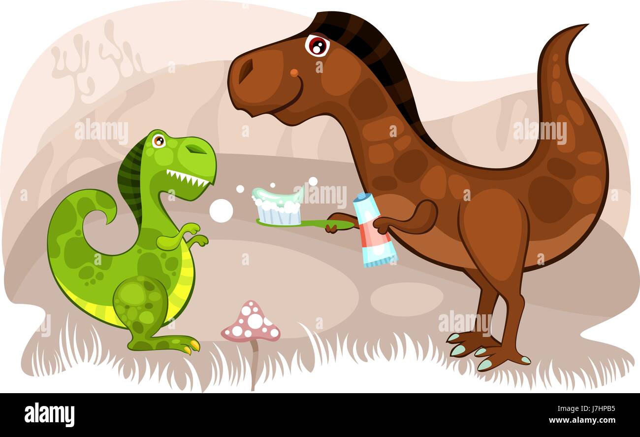 teeth dinosaur hygiene toothbrush dental jagged woman laugh laughs ...