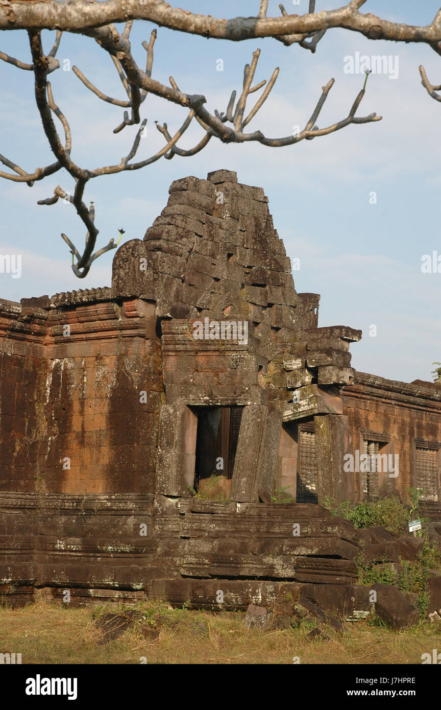Wat Phu Temple, Laos Stock Photo - Alamy