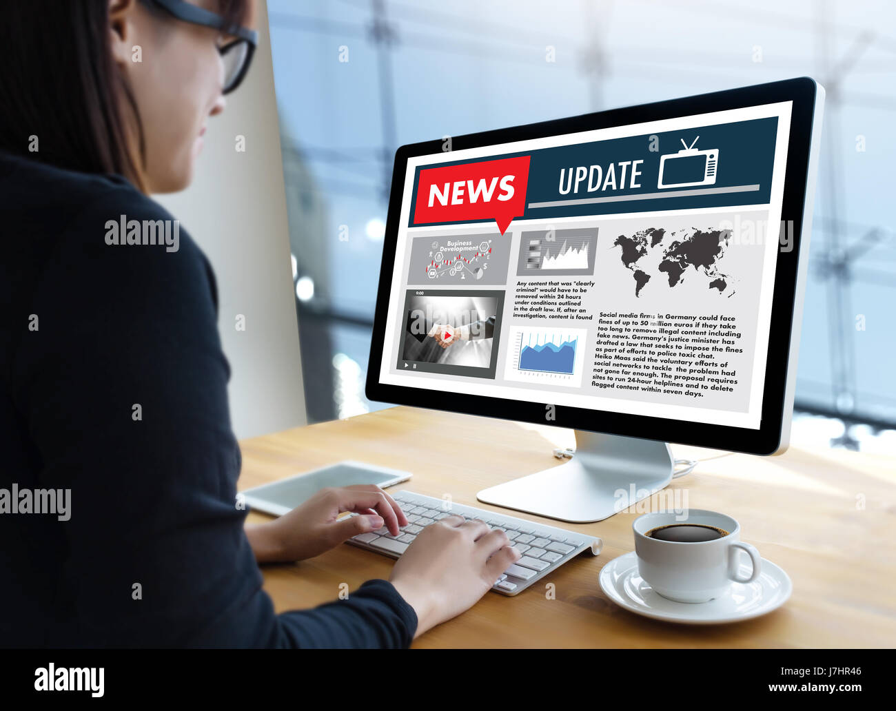 NEW Update Headline Media Live Broadcast Media Talking Communication ...