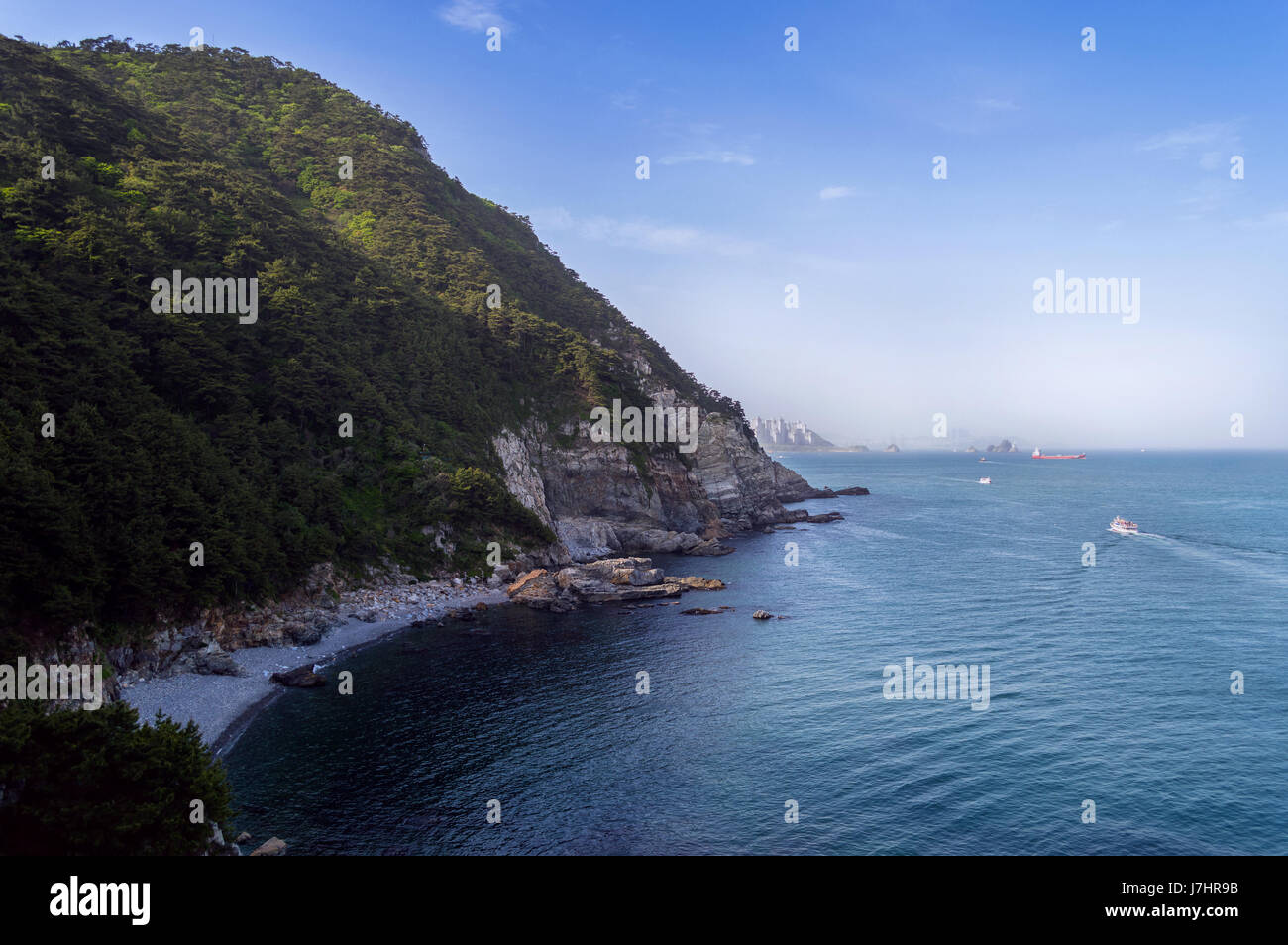 bay in Taejongdae park on Yeongdo island in Busan Stock Photo - Alamy