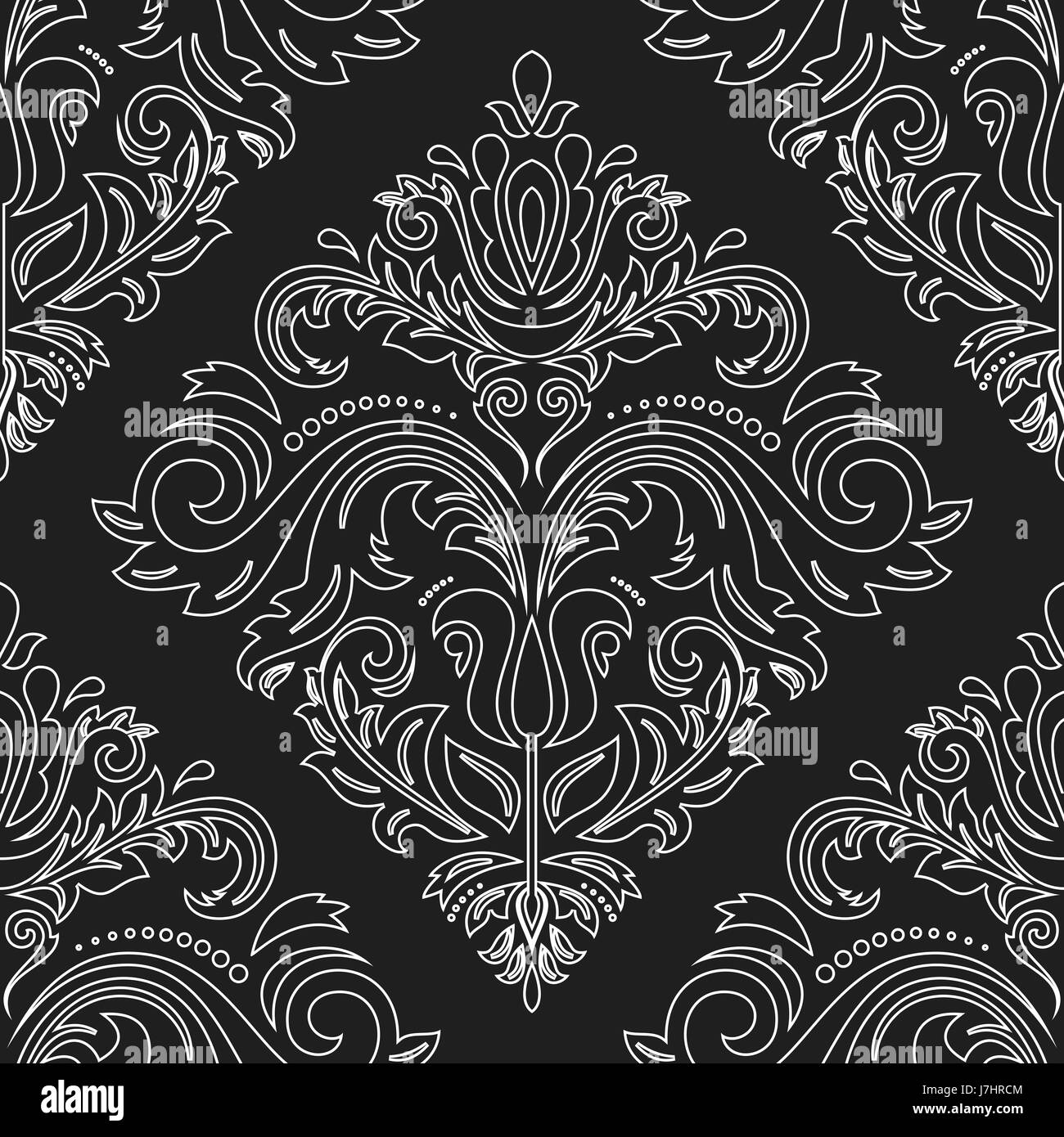 White damask hi-res stock photography and images - Alamy