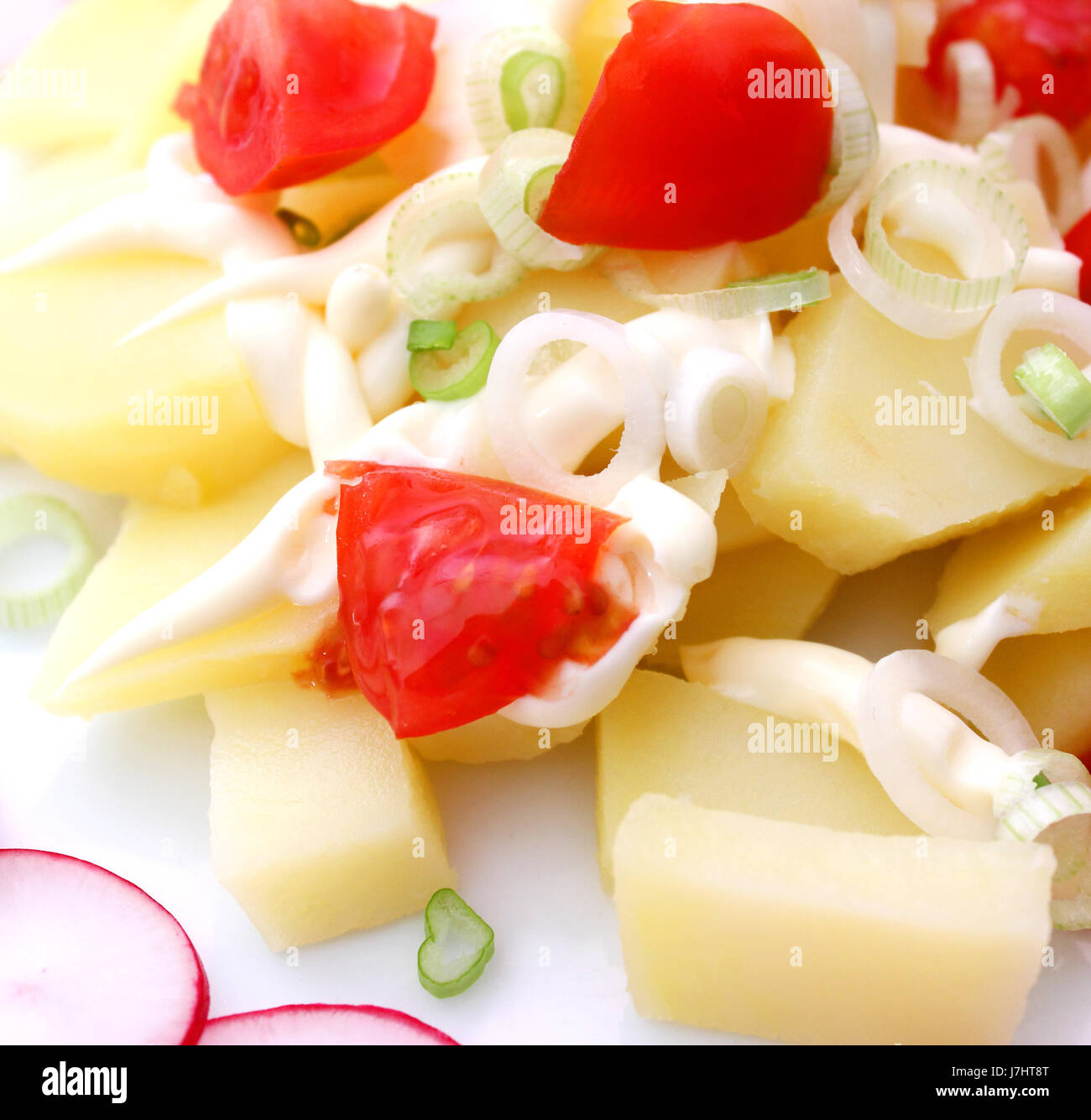 dainty vegetable radish potato salad fresh salad potatoes healthy ...