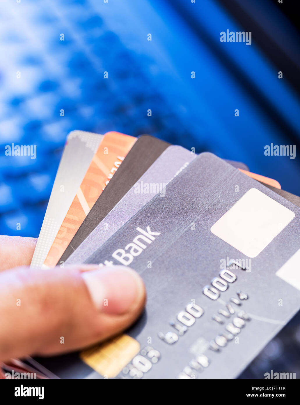 Credit cards. Financial business background Stock Photo - Alamy