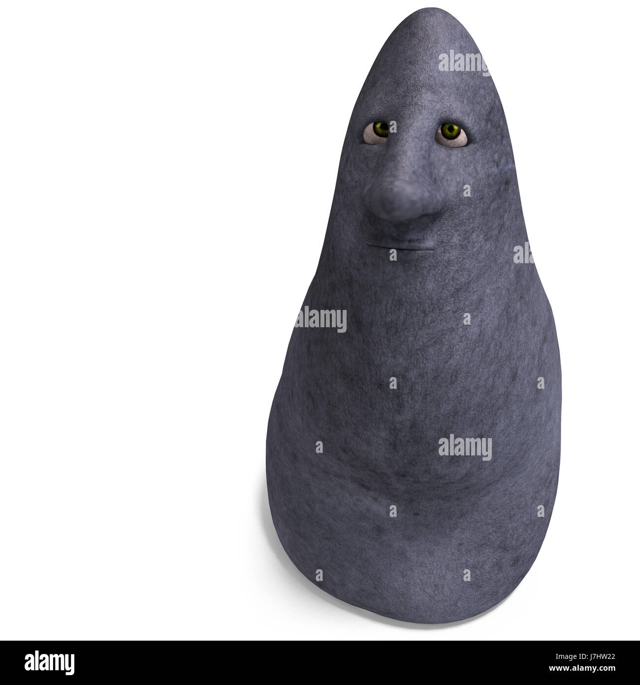 illustration funny cartoon blue sweet comic emotions stone green sad ...