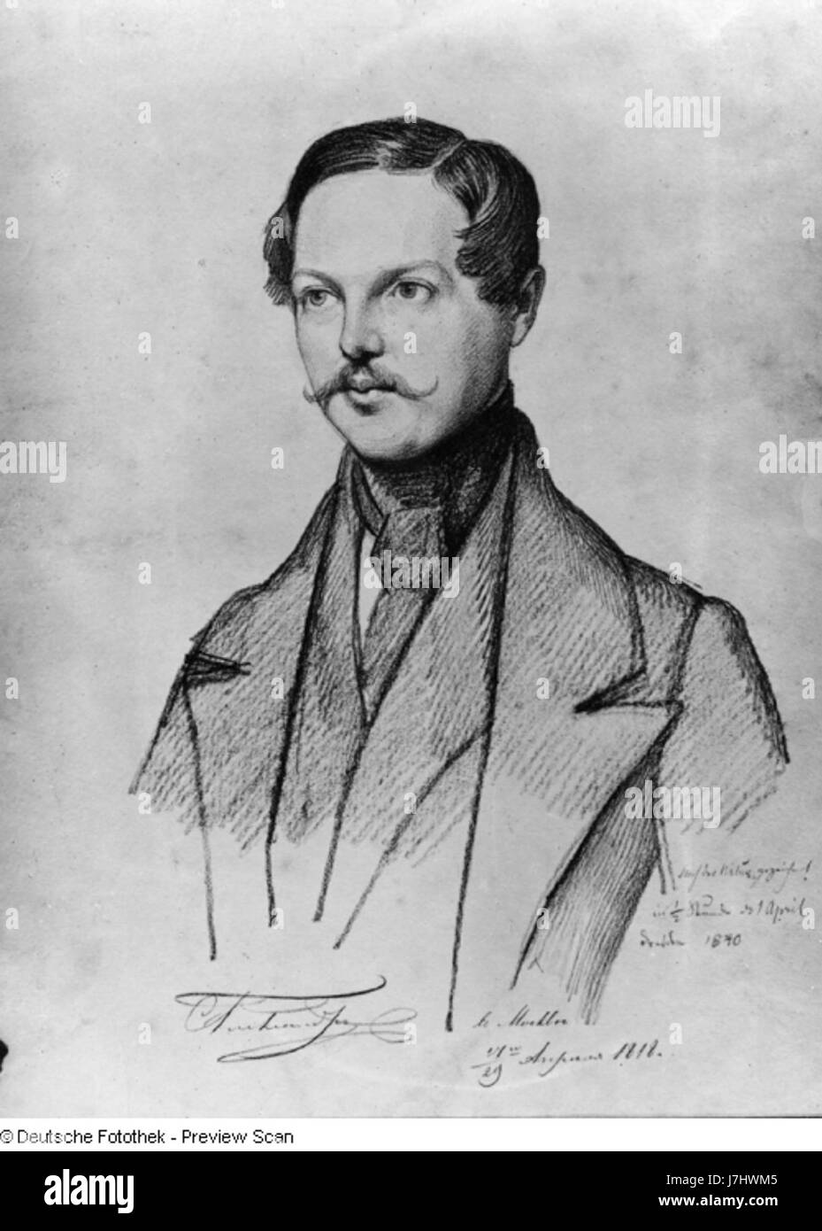 A portrait of Tsar Alexander II of Russia, painted by Vogel von ...