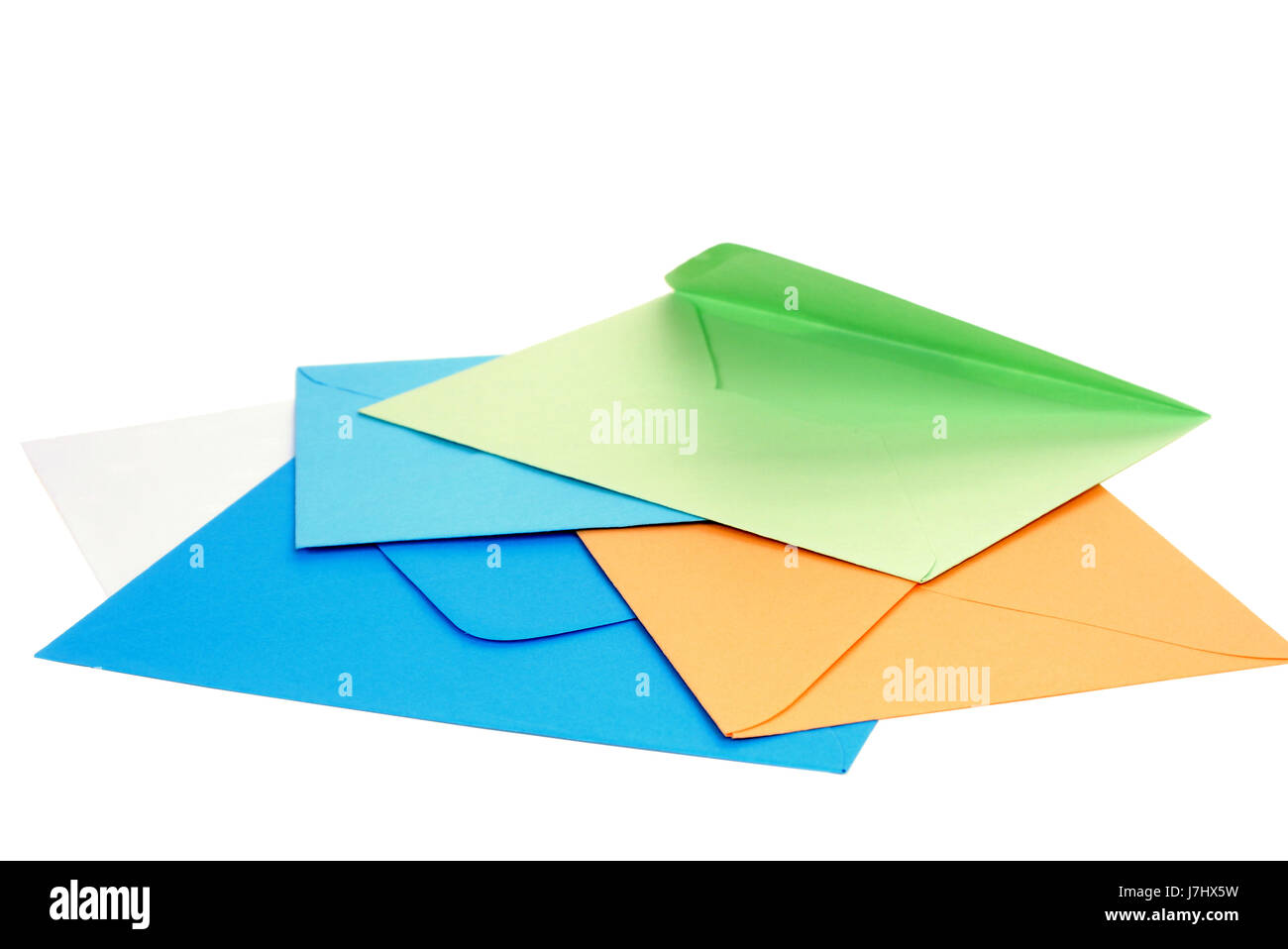 blue green blank european caucasian plain uninhabited letter mail post ...