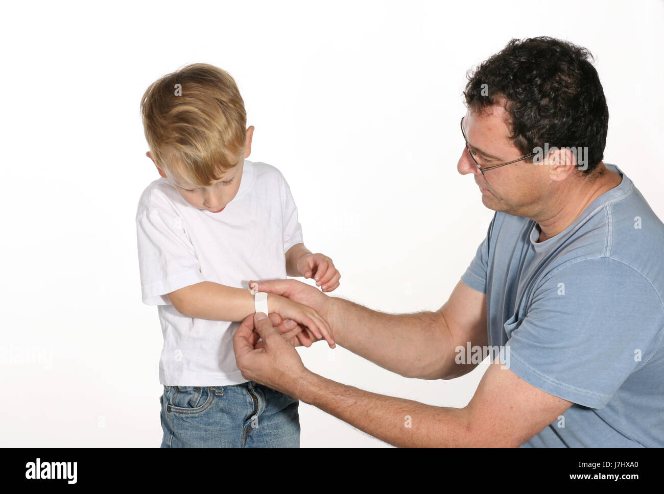 son hurt boy lad male youngster assistance help support aid child ...