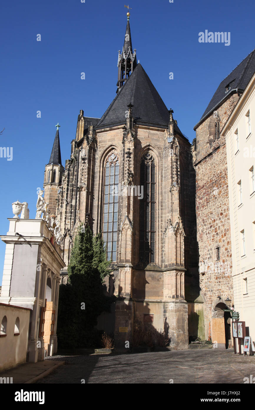 castle church altenburg castle Stock Photo - Alamy