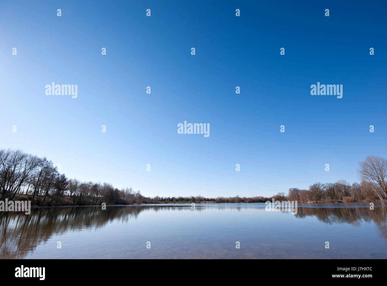 sea and cloudless sky Stock Photo - Alamy